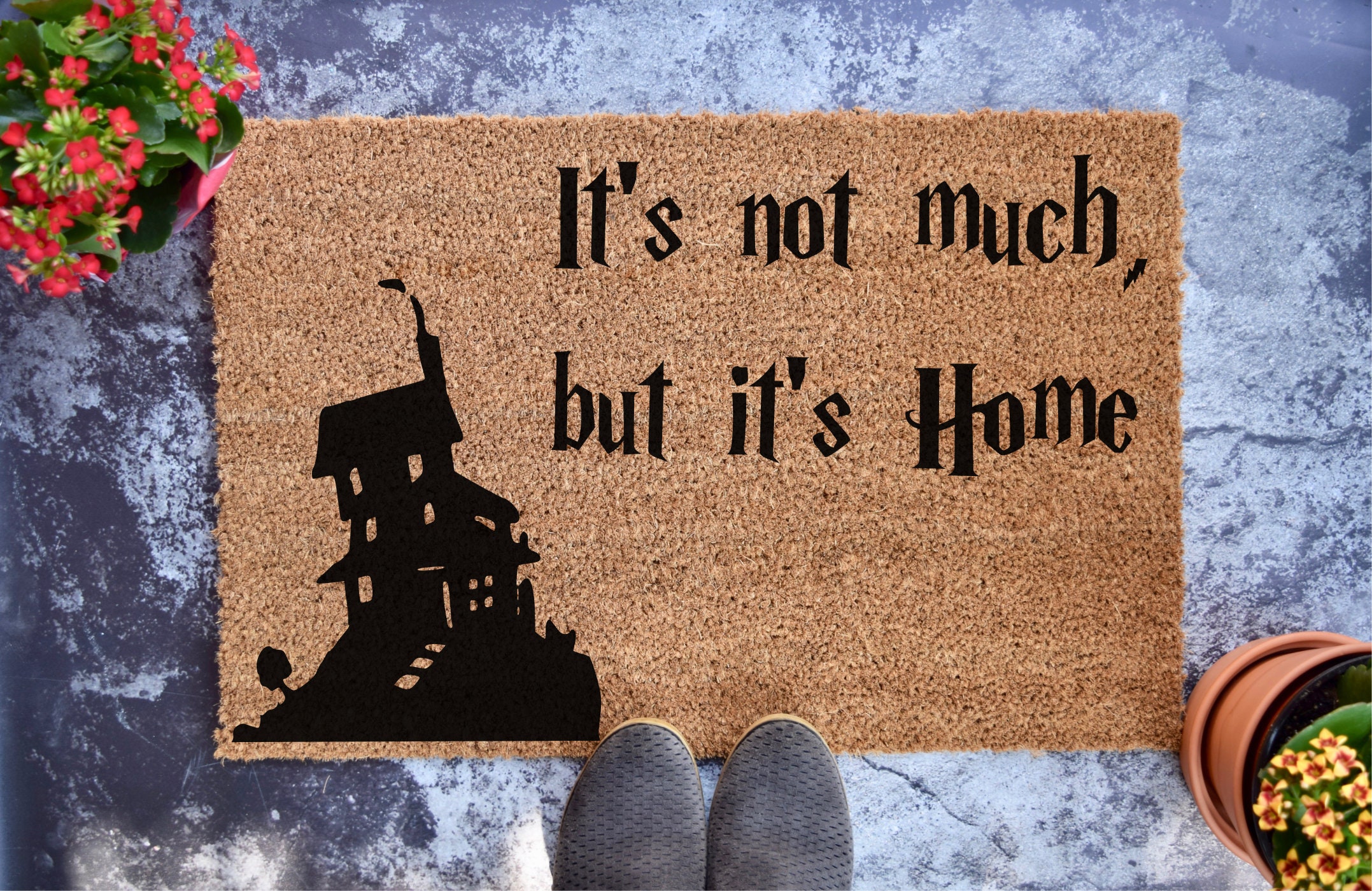 It's Not Much but It's Home Doormat Personalized - Etsy
