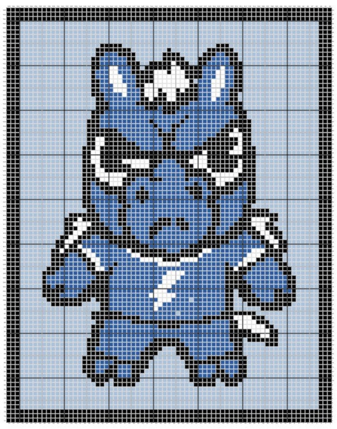 MTSU Mascot C2C Afghan Crochet Pattern With Written Instructions - Etsy