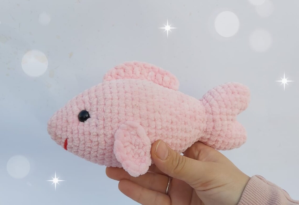 Amigurumi Fish Pattern Crochet Velvet Fish - Etsy