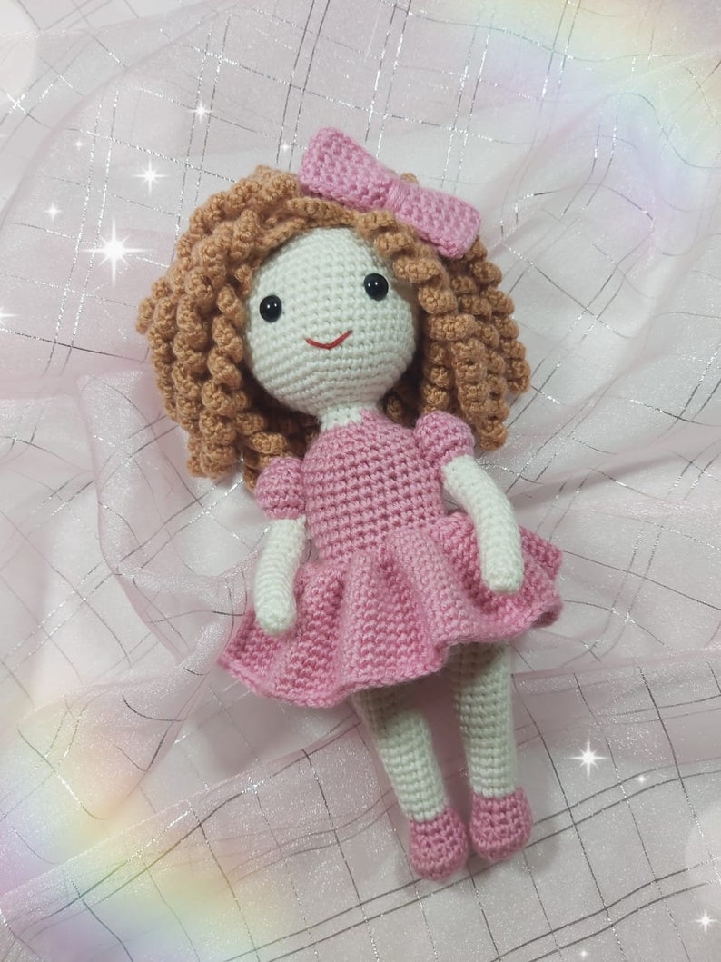 Crochet Curly Doll Pattern Amigurumi Curly Doll - Etsy