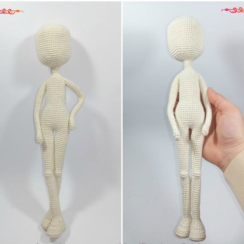 Crochet Basic Doll Body Pattern Amigurumi Doll Body Pattern - Etsy
