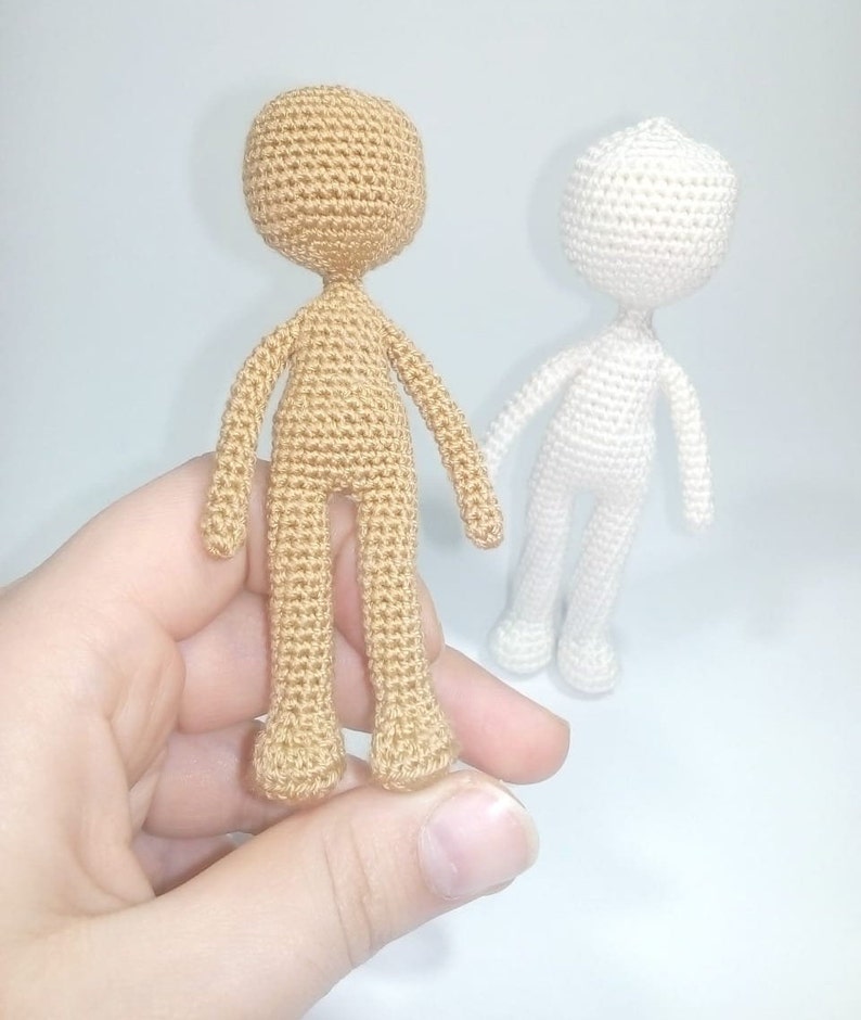 Amigurumi Doll Body Pattern Crochet Mini Amigurumi Doll | Etsy