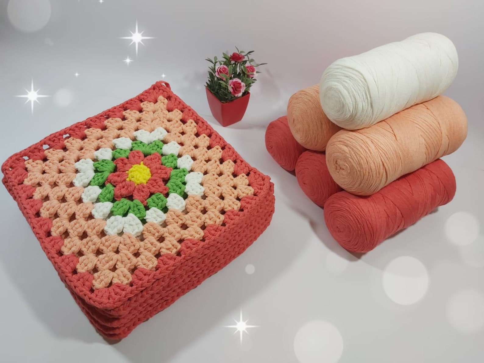 Crochet Floral Rug Pattern Doily Rug Pattern - Etsy