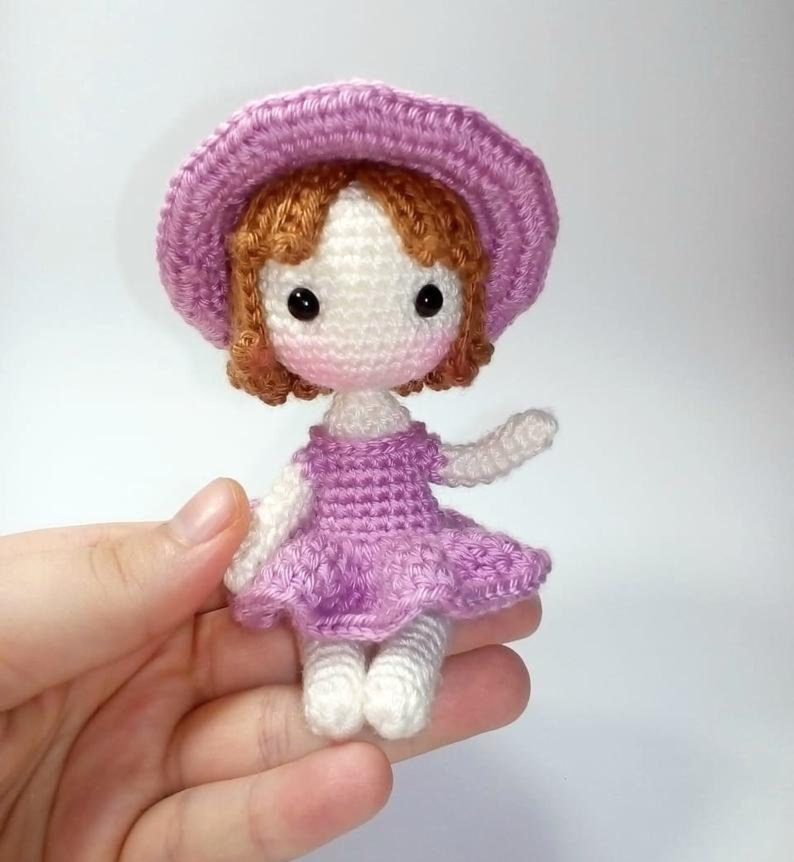 Little Crochet Doll Pattern Mini Doll Pattern DIY Amigurumi - Etsy