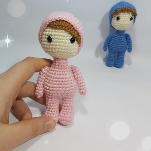 Little Crochet Baby Doll Pattern, Mini Doll Pattern, Amigurumi Boy ...