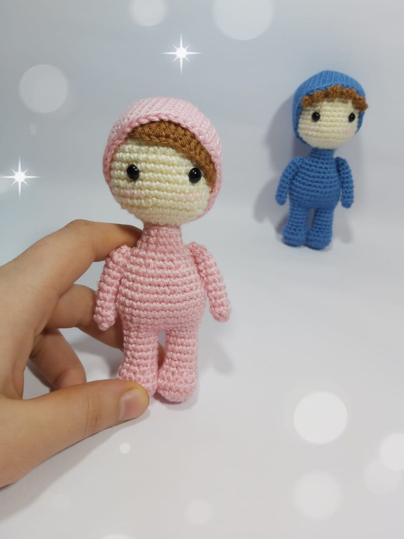Little Crochet Baby Doll Pattern Mini Doll Pattern Amigurumi - Etsy