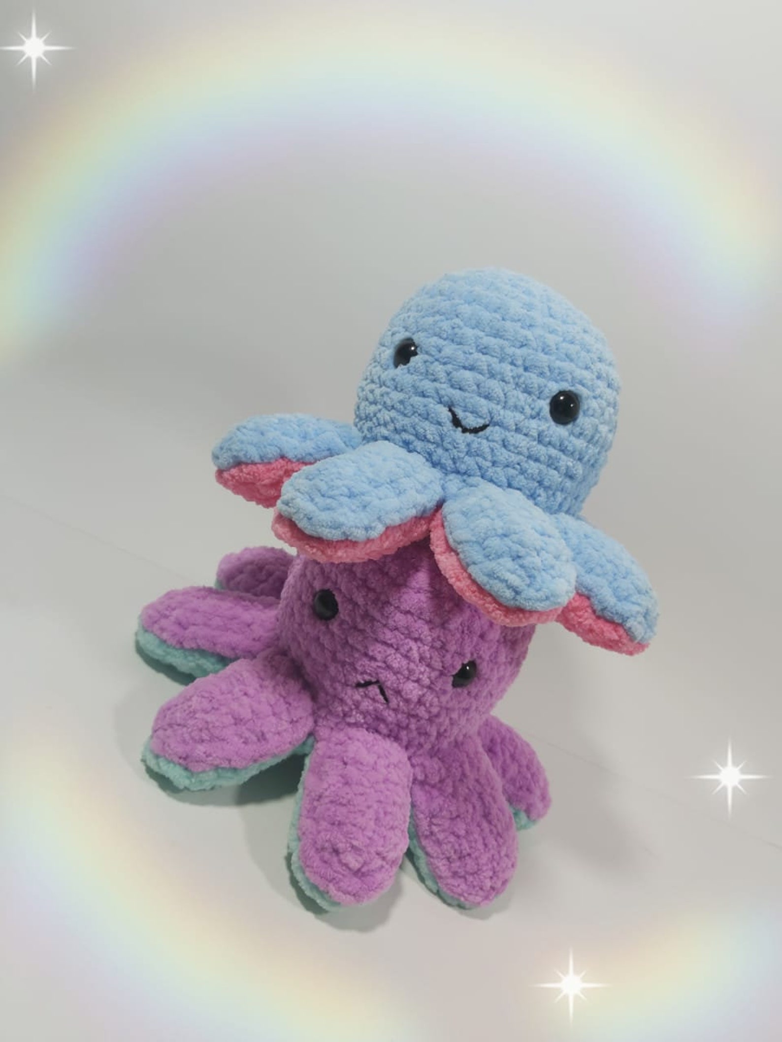 Crochet Reversible Octopus Pattern Amigurumi Mood Octopus | Etsy
