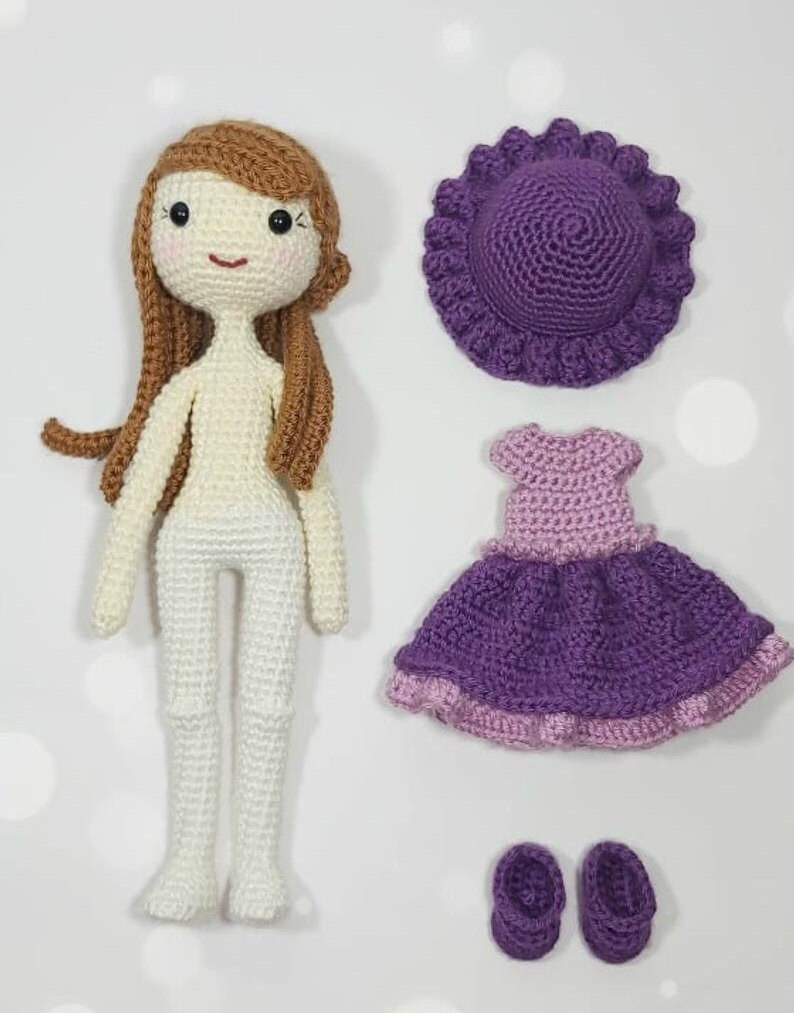 Crochet Doll Pattern Amigurumi Doll Pattern Sofia Dress up | Etsy