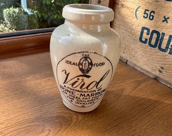 English Antique Virol Bone Marrow Stone Pot C. 1890 Choice of Sizes - Etsy