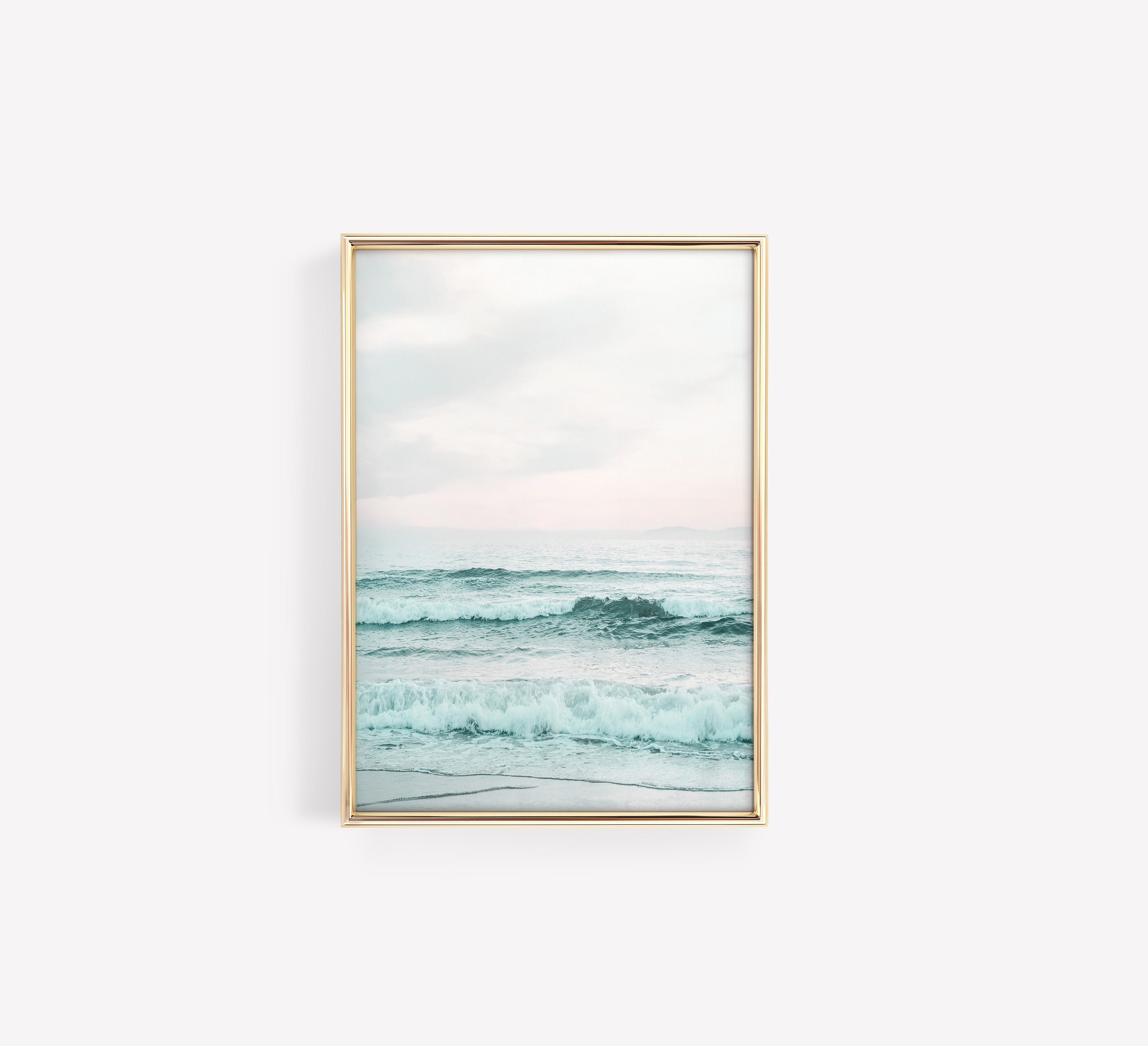 Beach Prints Set Unframed Art Prints Set of Two Posters | Etsy