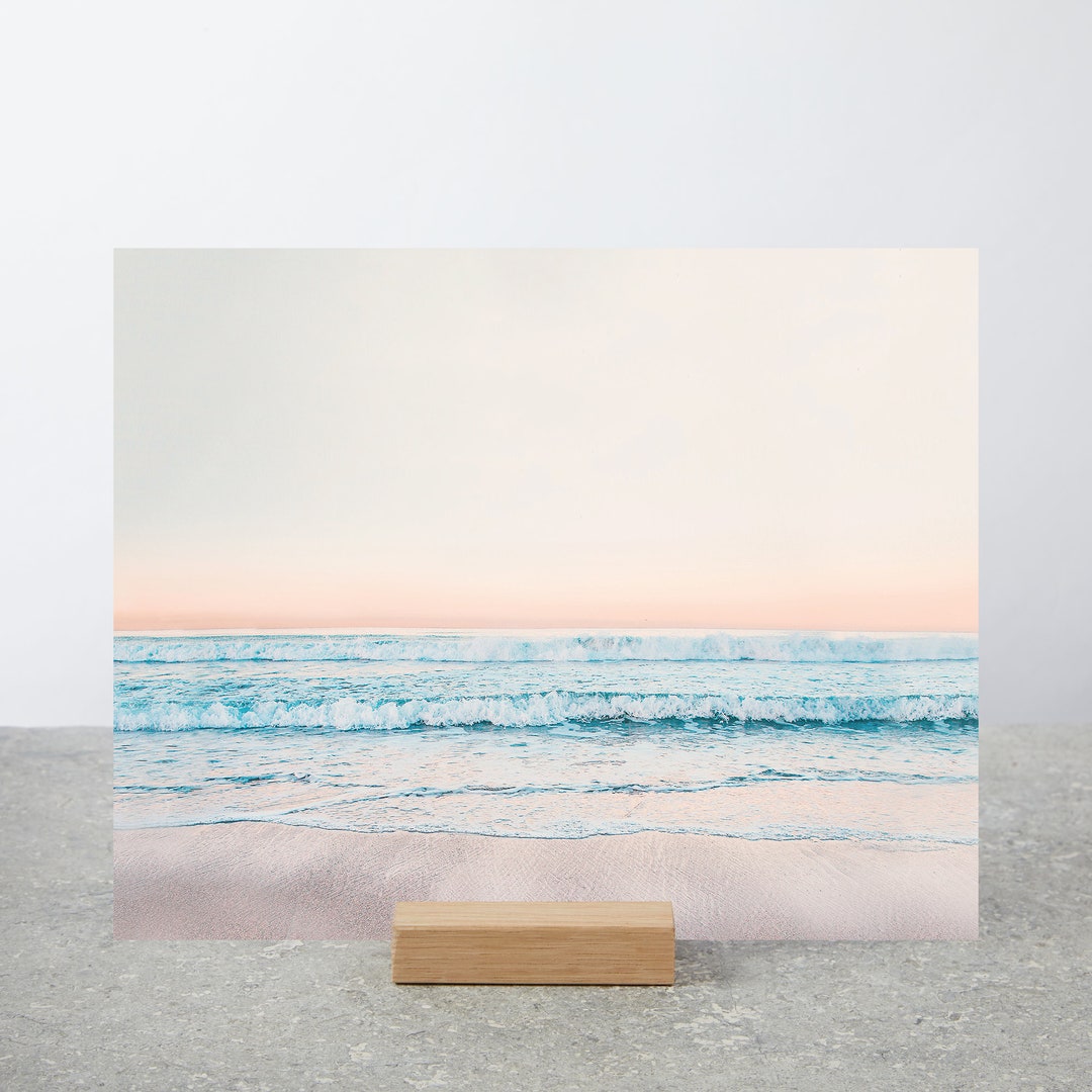 Ocean Photography Art, Desk Prints, Shelf Print, Picture Stand Art ...