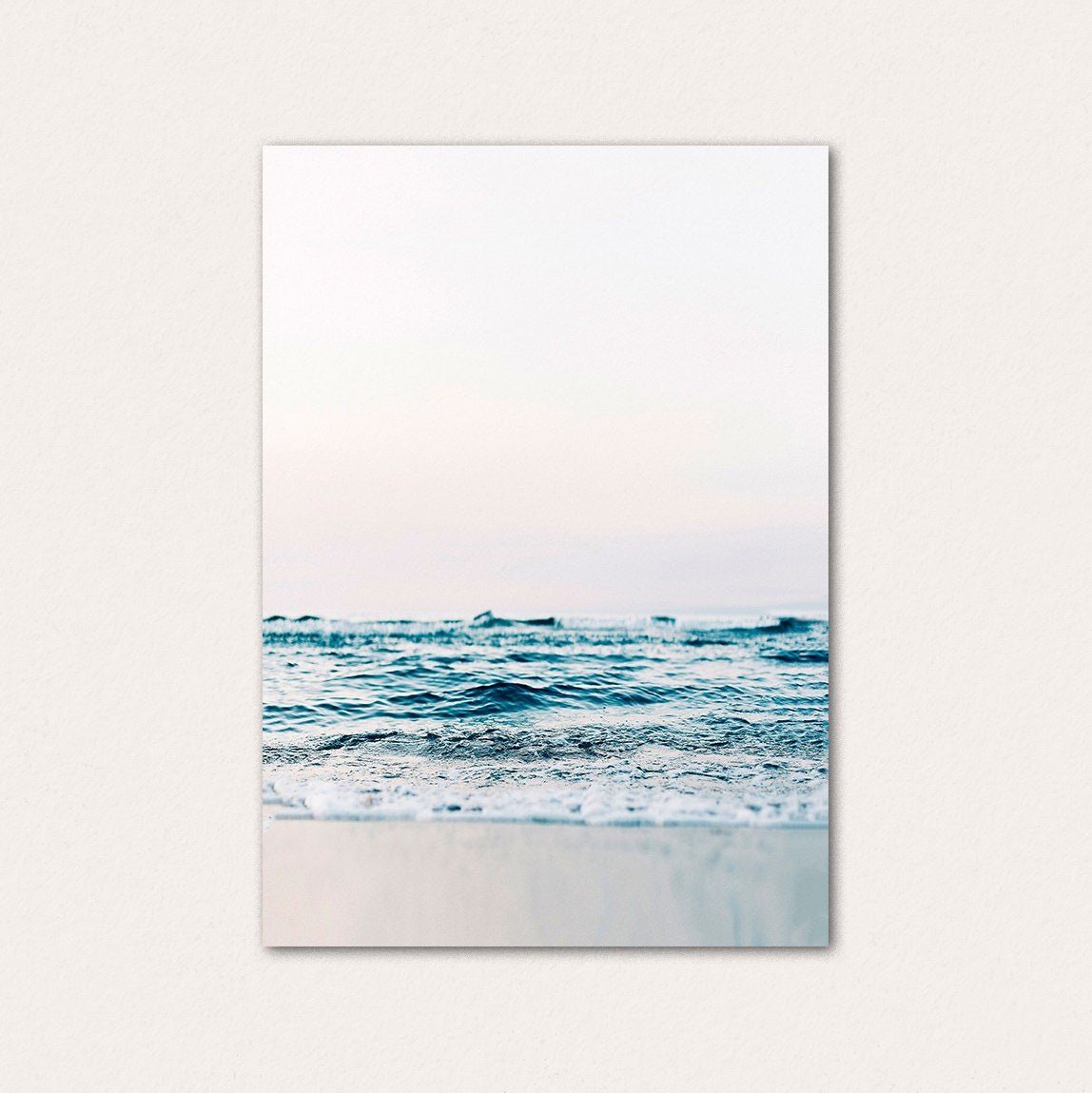 Ocean Print Ocean Wave Art Print Print to Frame Minimalist | Etsy