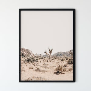 Joshua Tree Print Set – Boho Desert Wall Art, Modern Minimalist ...