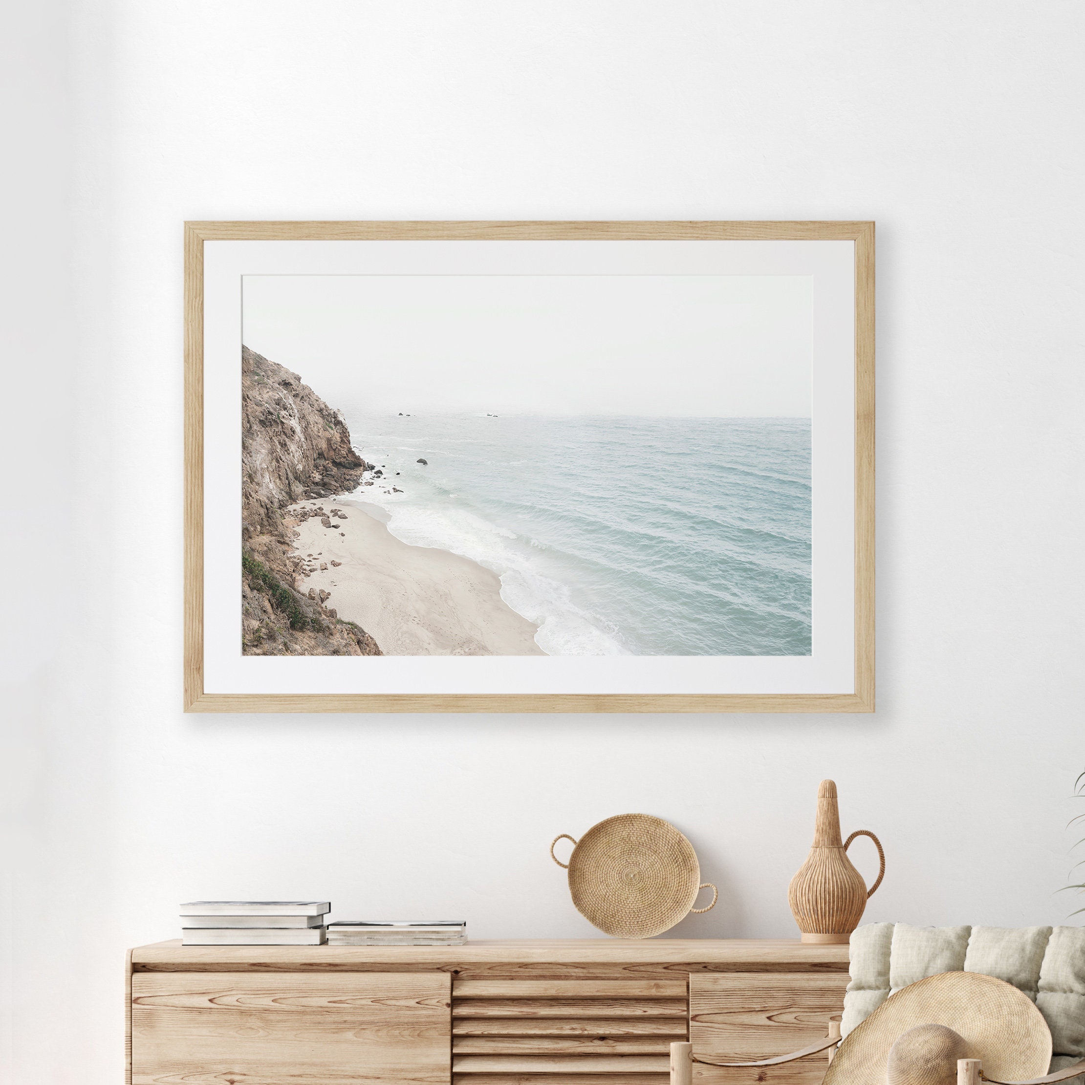 Large California Coastline Art Print 40x60/ - Etsy