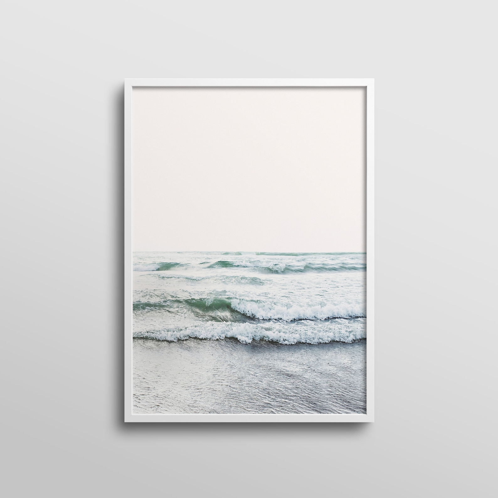 Beach Print Set, UNFRAMED ART, Minimalist Beach Art, Neutral Wall Art ...