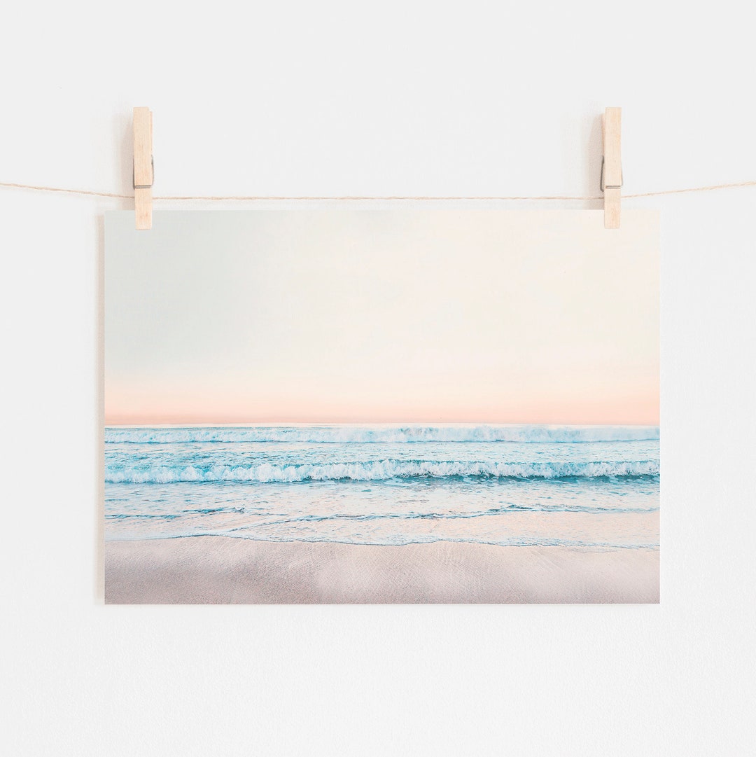 Calming Ocean Art Print, UNFRAMED POSTER - Etsy