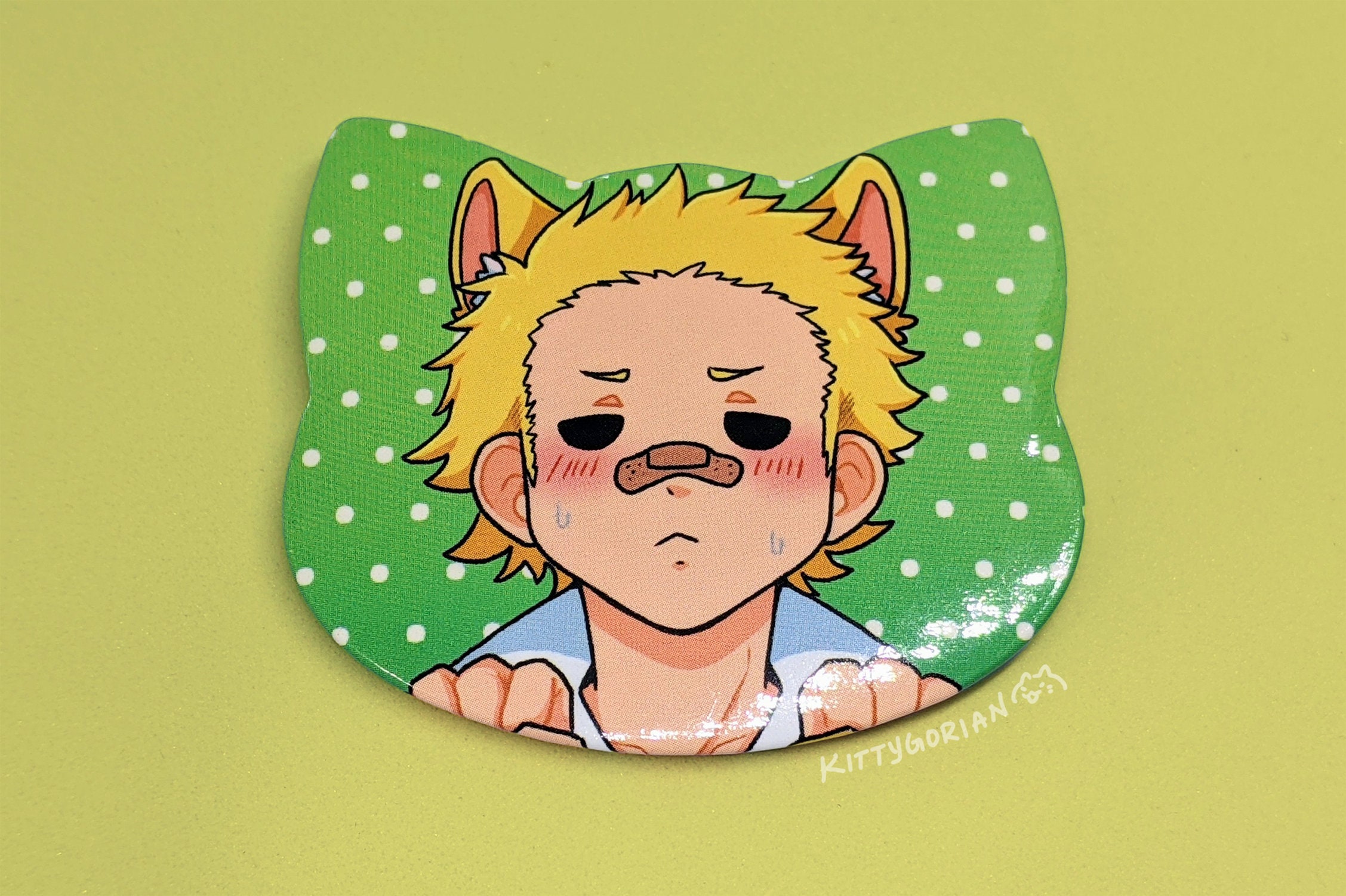 Komi-san Cat-shaped Buttons Komi Can't Communicate - Etsy