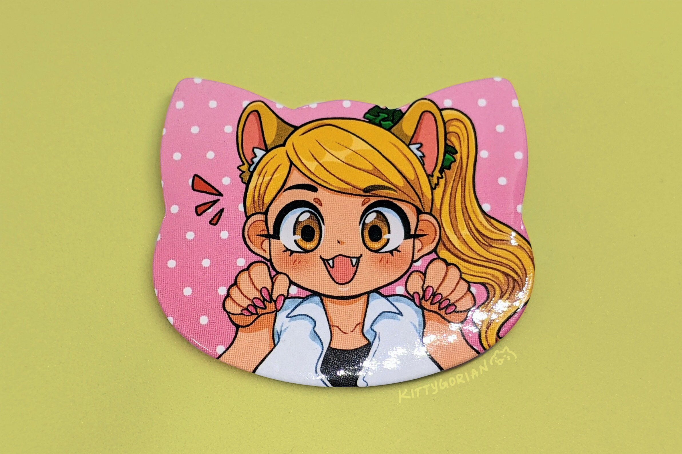 Komi-san Cat-shaped Buttons Komi Can't Communicate - Etsy