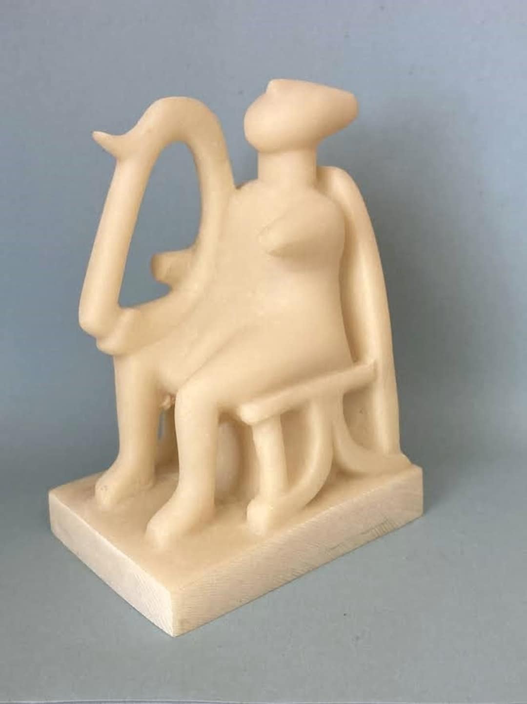 Cycladic Musician Figure the Harpist of Keros Statue, Greek Cycladic ...