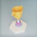 Trophy 3D Papercraft | Diy Paper Sculpture | Low Poly | Pdf Pattern ...