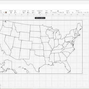 50 States SVG Cricut Bundle, Outline United States Map, Put Toghether ...