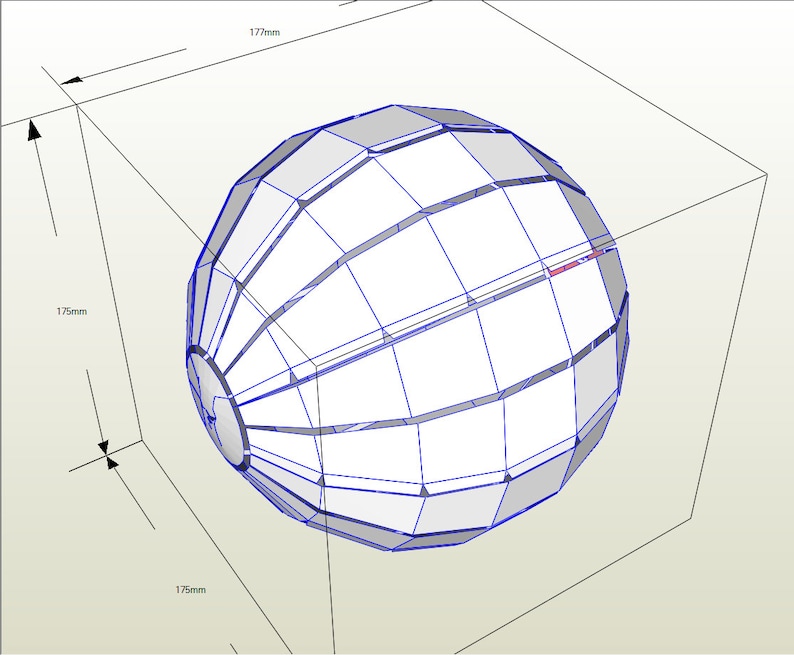 DIY Basketball SVG I Printable Low Poly Craft Basket Ball | Print and ...
