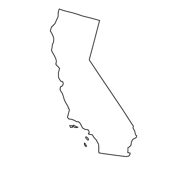 50 States SVG Bundle, Outline United States Map Svg File, State Design ...