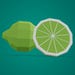 3D Papercraft Lemon,low Poly Lemon, Papercraft Lime,citrus Fruit ...