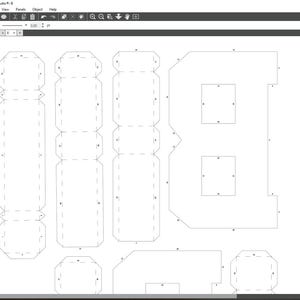 3D Letters A to Z, Cutting Files for Manual or Machine, Die Cut ...