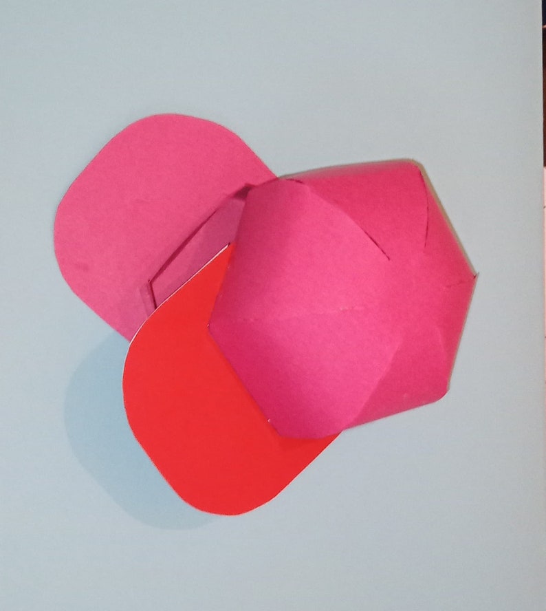 Baseball Cap Box Template: DIY Favor Box SVG, Cricut/silhouette (PDF ...