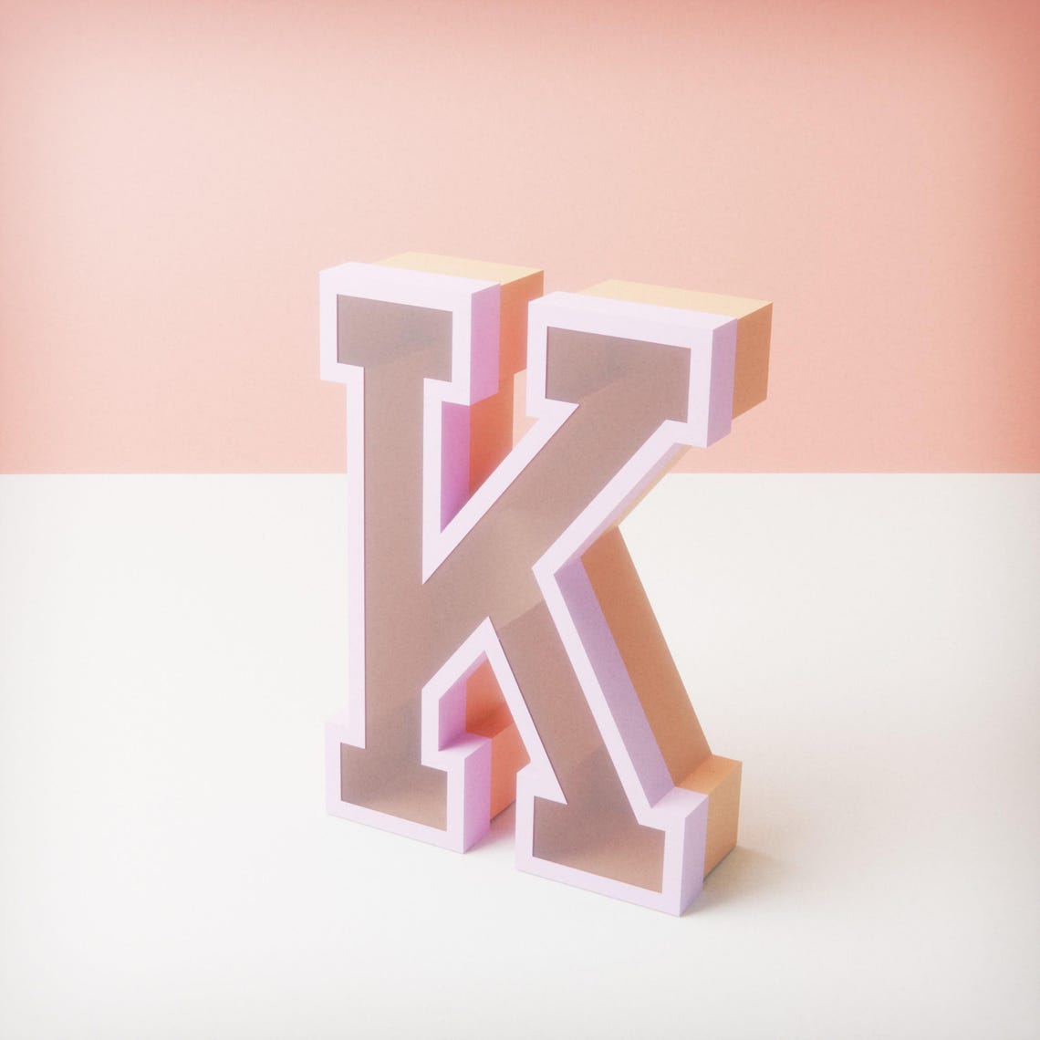 3D Letters Box A to Z, Transparent Cutting Files for Manual or Machine ...