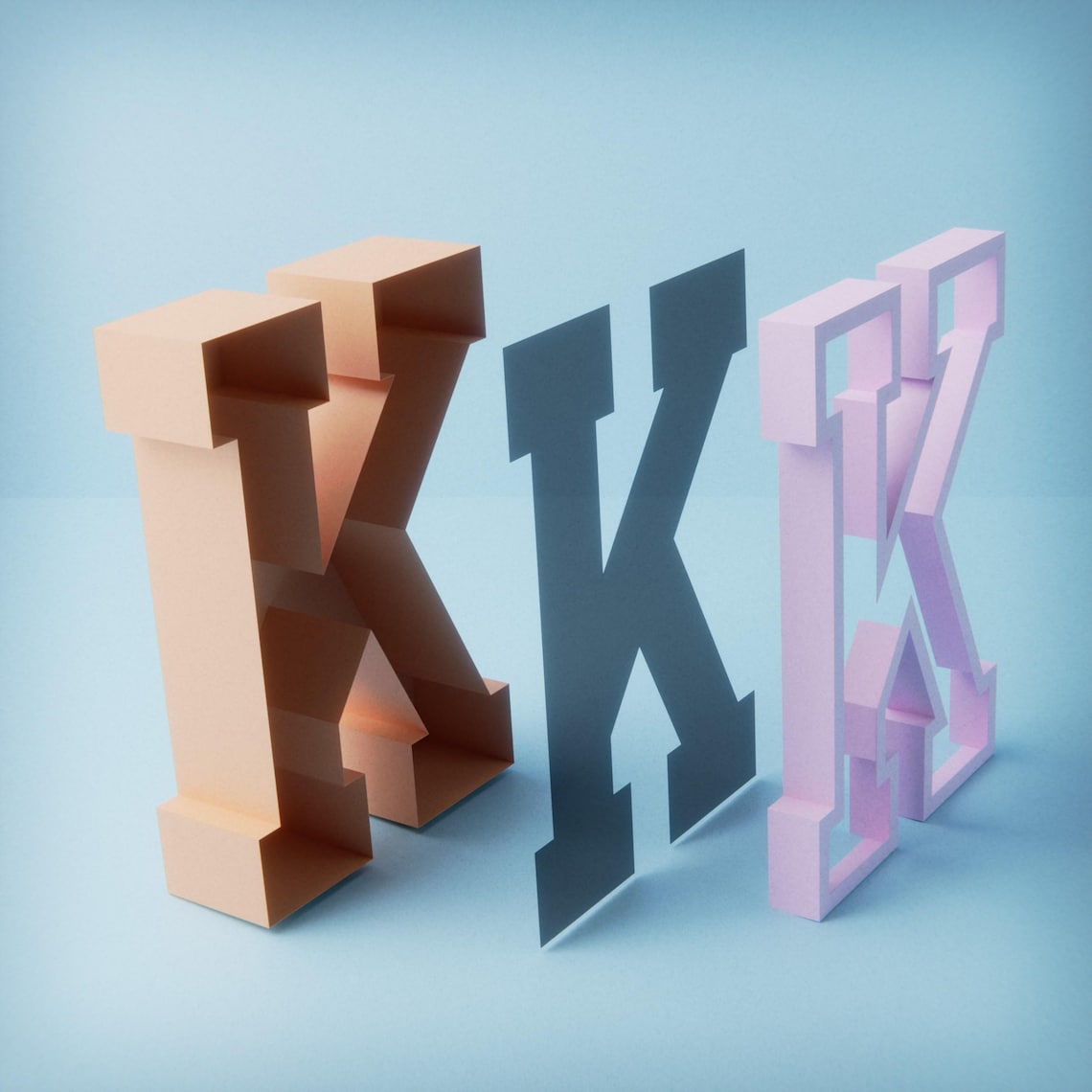 3D Letters Box A to Z, Transparent Cutting Files for Manual or Machine ...