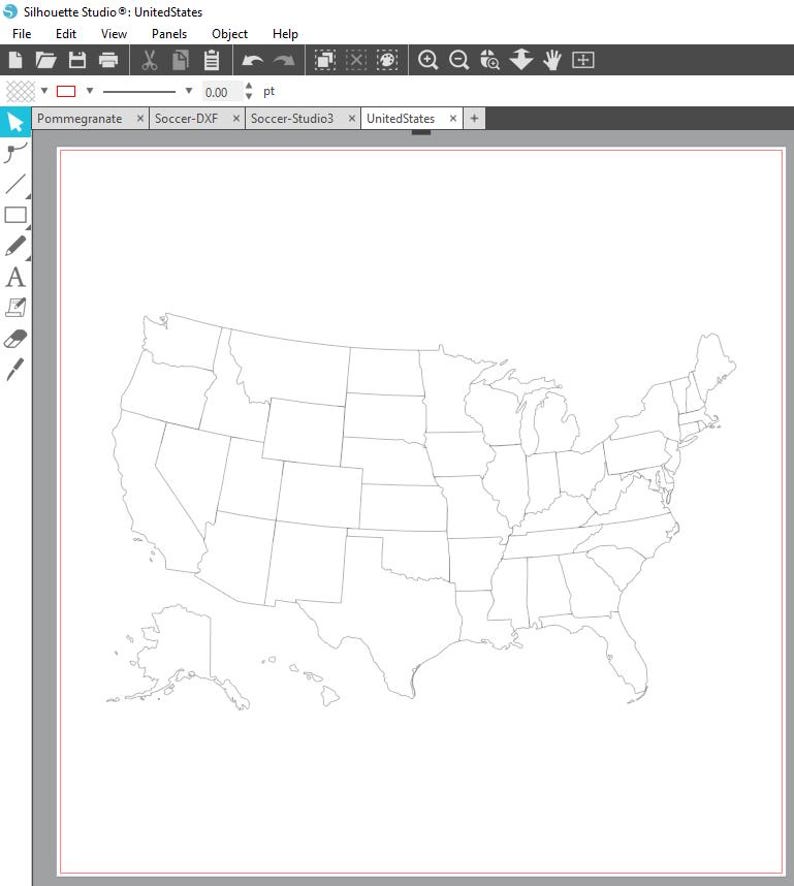 50 States SVG Cricut Bundle, Outline United States Map, Put Toghether ...