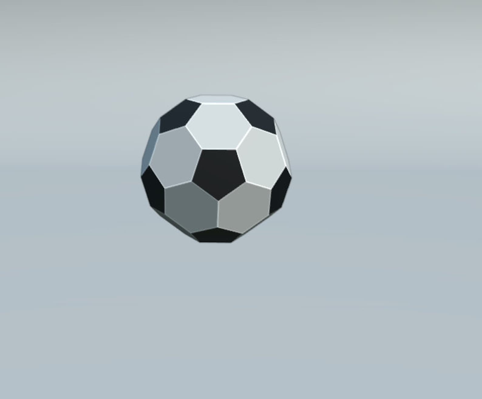 Paper Soccer Ball Diy Printable PDF - 3D Papercraft Template | Diy ...