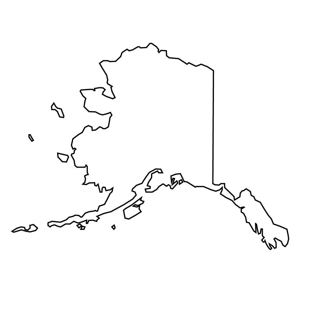 50 States SVG Bundle, Outline United States Map Svg File, State Design ...