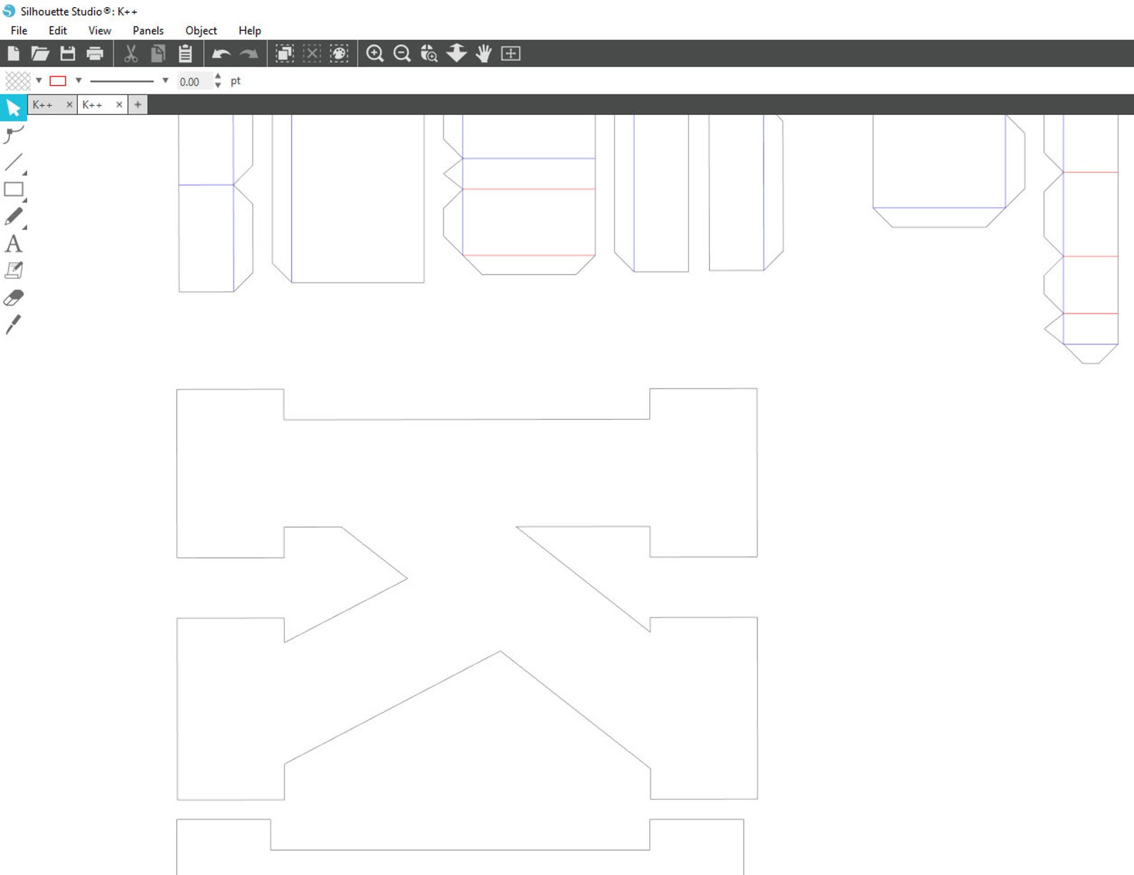 3D Letter Box Template: 12-inch Alphabet SVG, PDF (digital Download) - Etsy
