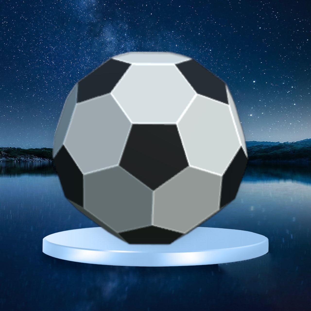Paper Soccer Ball DIY Printable PDF Template Papercraft Football Design ...