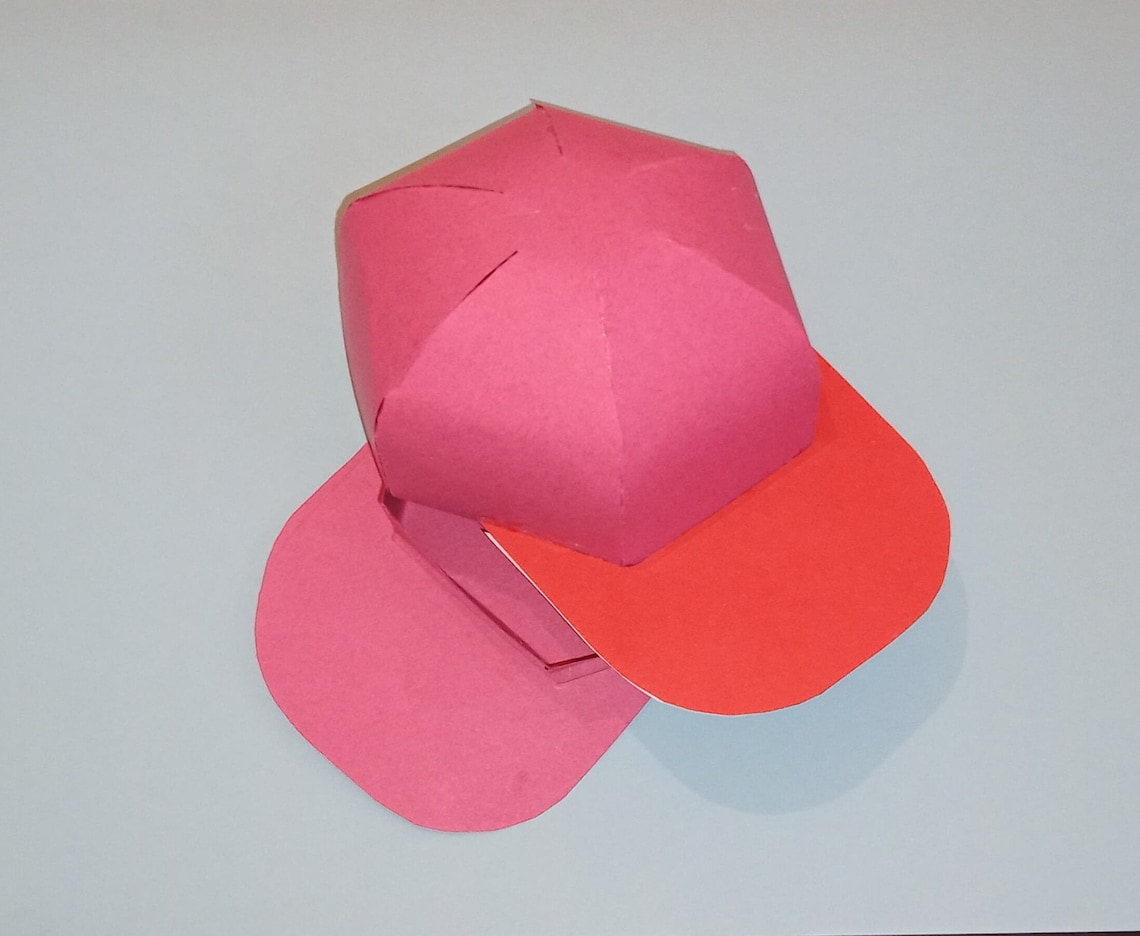 Baseball Cap Box Template: DIY Favor Box SVG, Cricut/silhouette (PDF ...