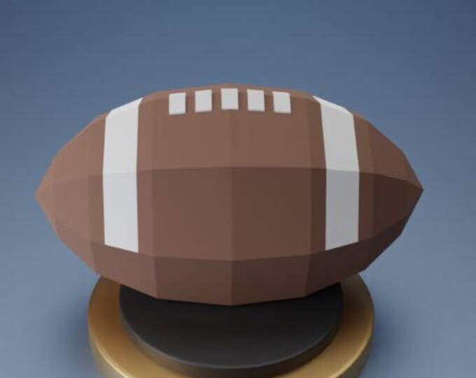 Paper Soccer Ball DIY Printable PDF Template - Papercraft Football ...