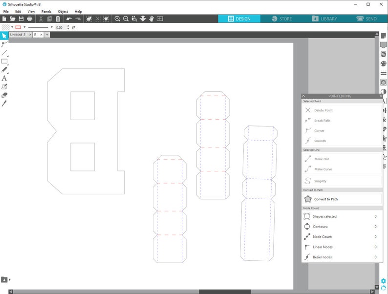 3D Letters A to Z, Cutting Files for Manual or Machine, Die Cut ...