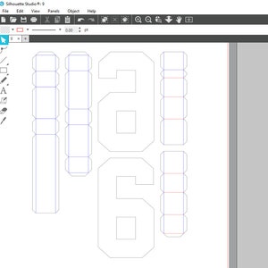 3D Craft Numbers 0 to 9, PDF Cutting Files for Manual or Cricut Machine ...