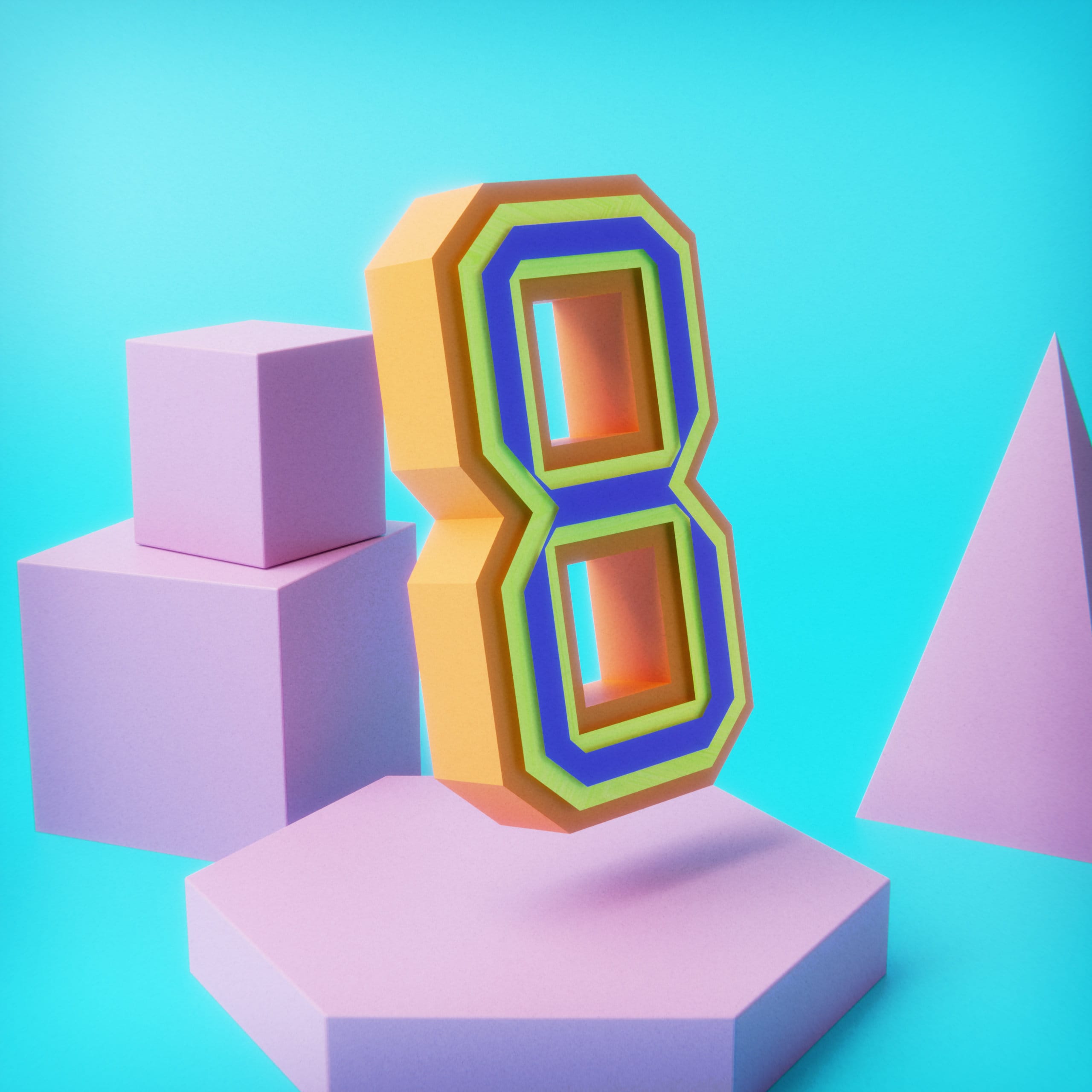 3D Layered NUMBER 0 to 9, Printable PDF Files for Manual Cutting, Die ...