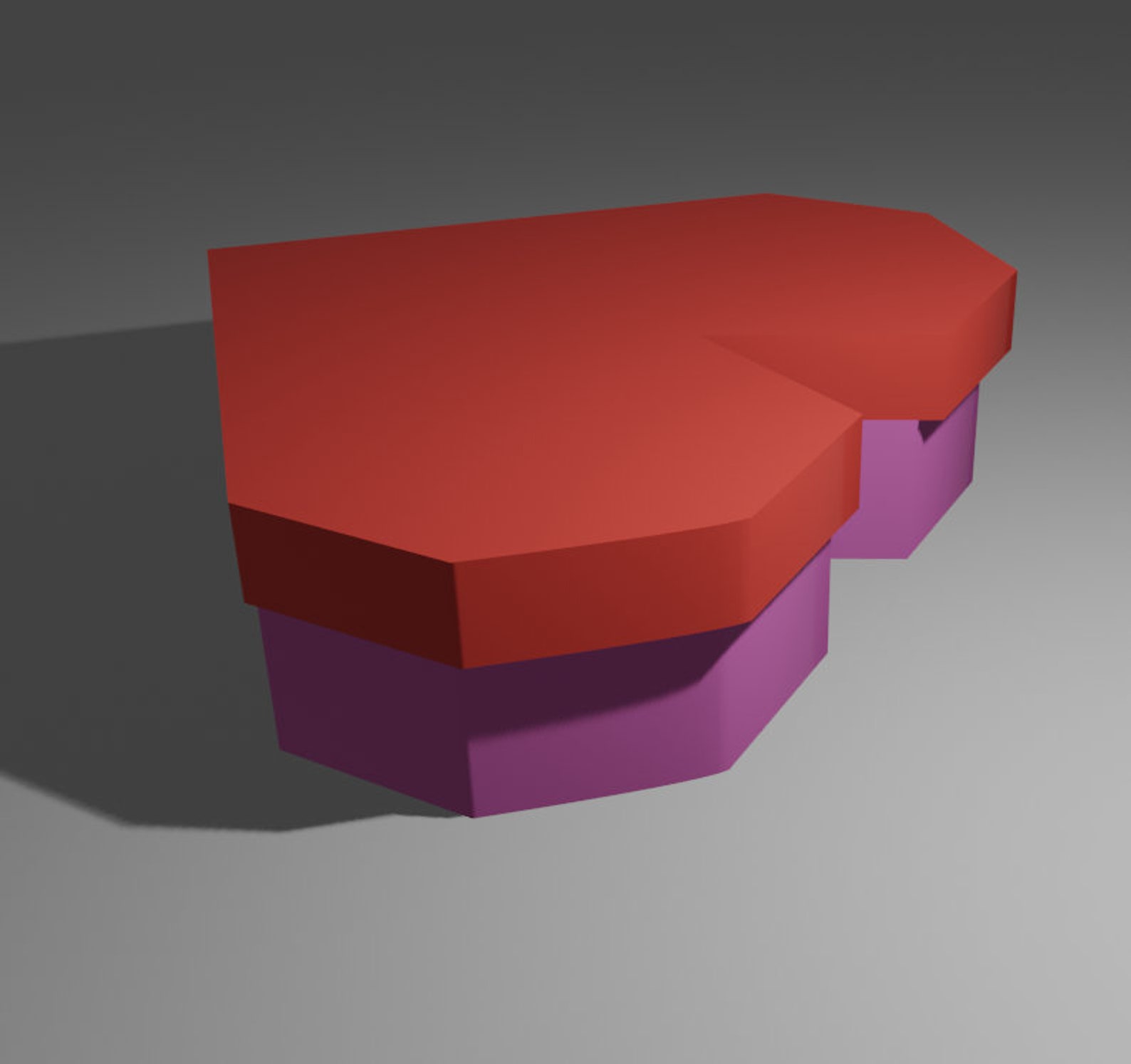 3D Heart Box SVG Cut File, Box With Lid Template, Favor Box, Gift Box ...
