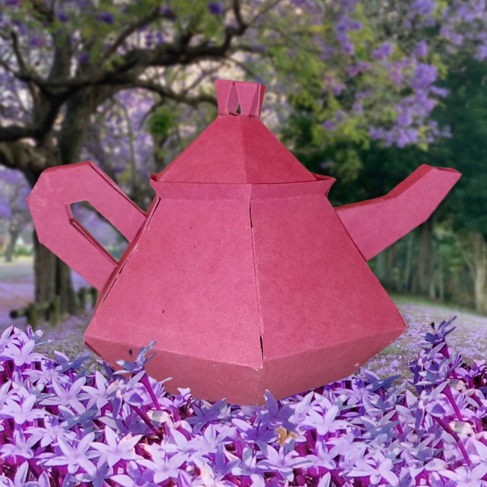 3D Craft Teapot PDF File 3D Paper Tea Pot PDF Cut File Tea - Etsy