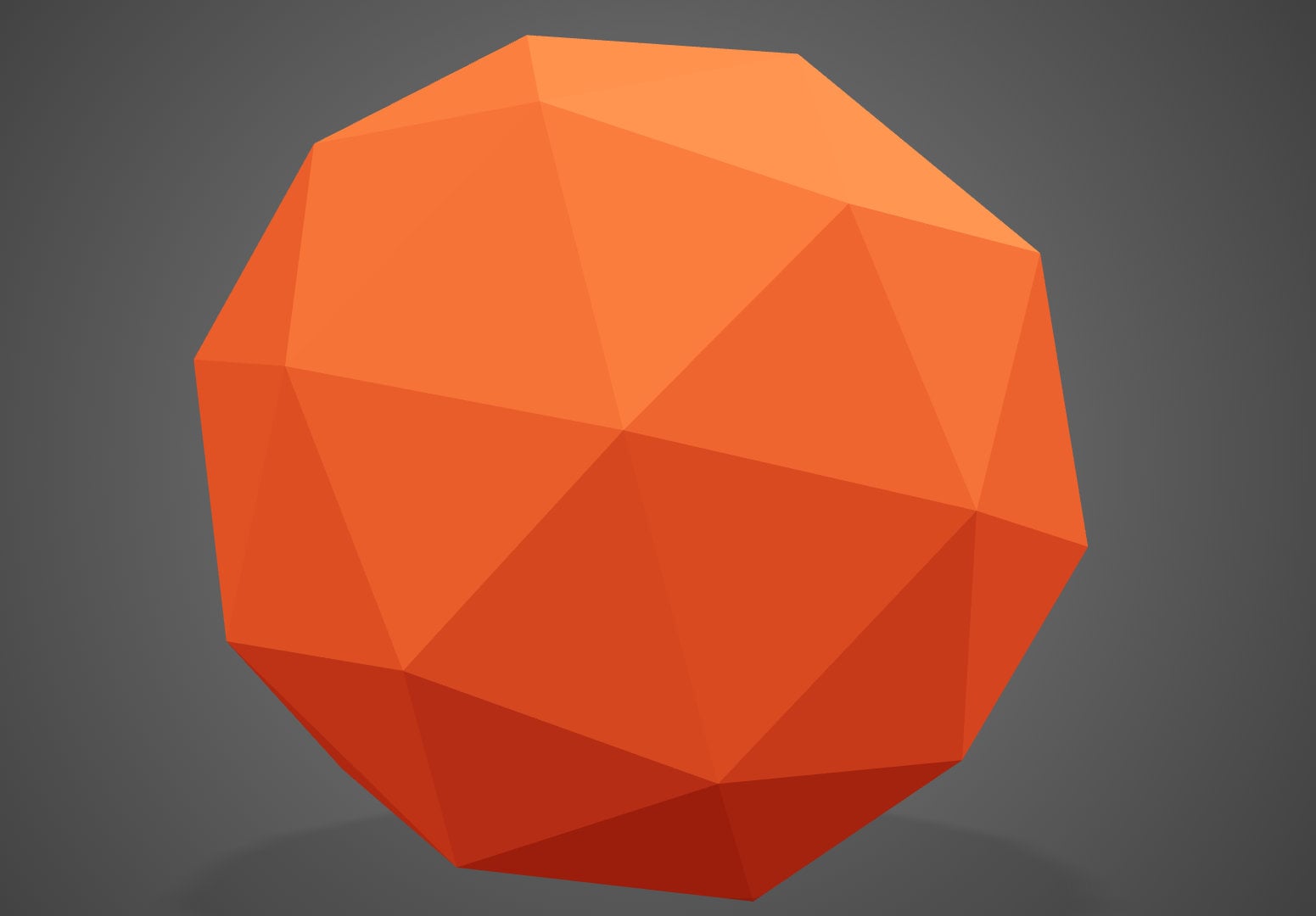 Paper Orange DIY Printable PDF Template Papercraft ORANGE Design, 3D ...