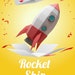 DIY Papercraft Rocket: 3D Rocket Ship Model (PDF Template) - Etsy