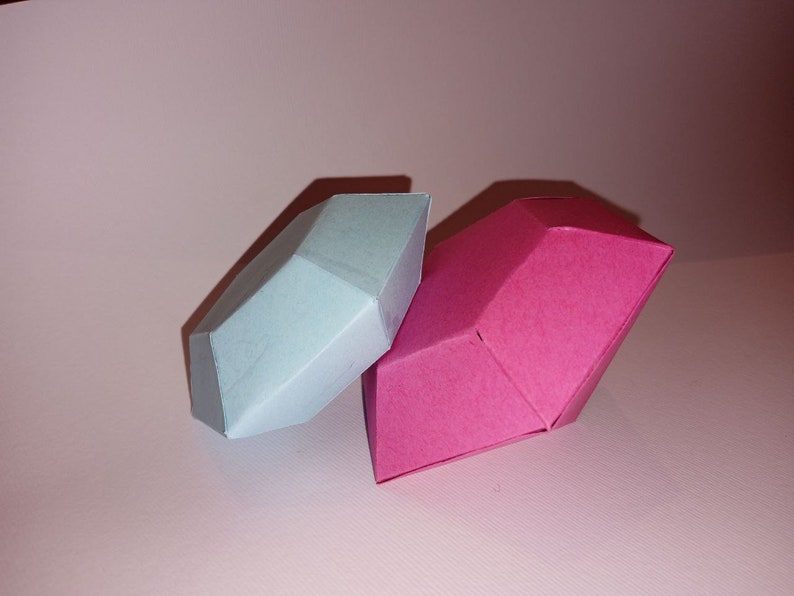 3D Diamonds Papercraft Gems SVG, Cutting Files for Manual or Cricut ...