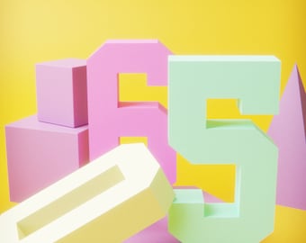 3D Craft Numbers 0 to 9, PDF Cutting Files for Manual, Cricut Machine ...
