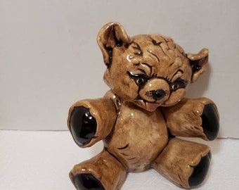 Ceramic Teddy Bear | Etsy