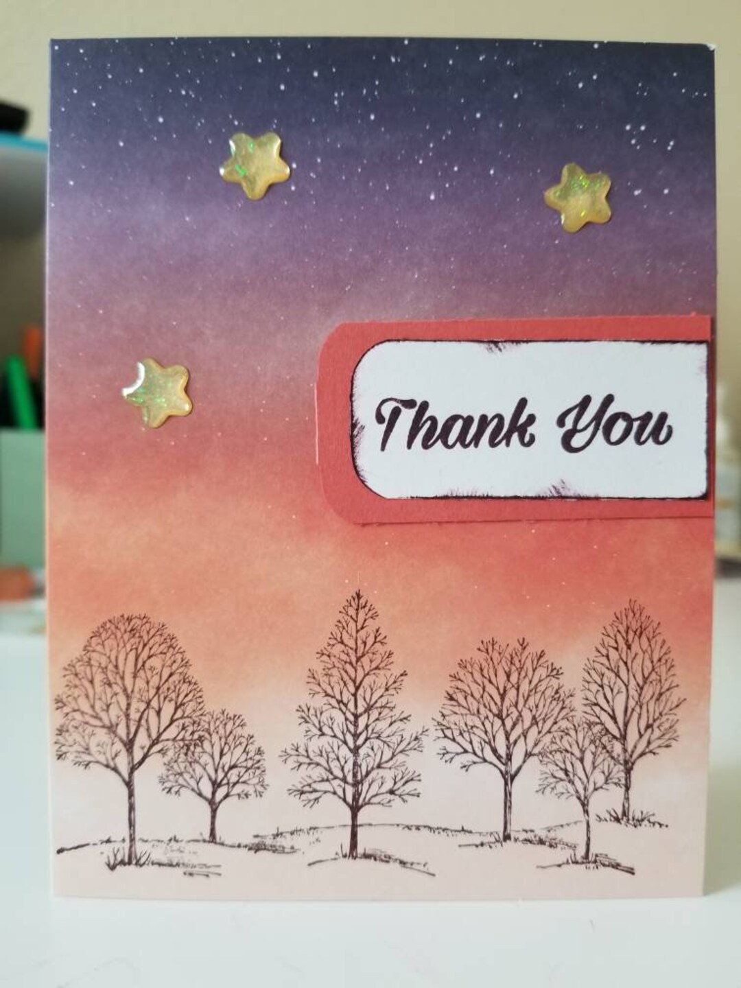 Thank You Card - Etsy